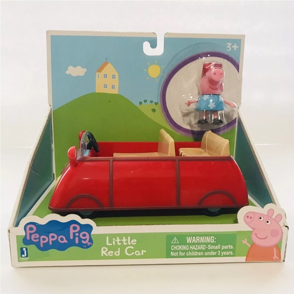 Toys | New Peppa Pig Little Red Car Figure Set Peppa Pig Little Red Age ...